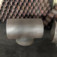 China SCH 40 STD MS 1.5D Long Radius Butt Welded Carbon Steel Pipe Fittings tee for sale