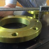 China ISO Flat Face Flanges Carbon Steel Forged Plate Anti rust oil for sale