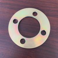 China Yellow Galvanized Carbon Steel DIN Pipe Flange Ansi Flat Face Flange for sale