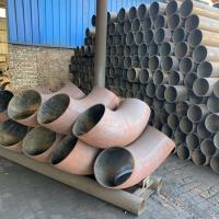 China 4 Inch 90 Degree Elbow Tee Steel ASME B16.9 ASME 16.28 for Pipeline for sale