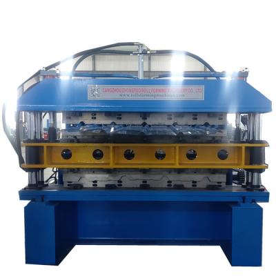 China 1.2 Mm Color Steel Roll Forming Machine R Panel & Pbr Panel Roofing Sheet for sale