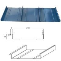 China Mechanically Seamed Profile Roll Forming Machine Roof Height 38mm for sale