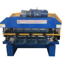 China Motor Shearing Double Layer Roll Forming Machine In Panel And Ag Panel Sheets for sale