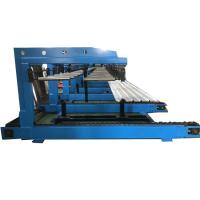 China Metal Roofing 0.2mm Steel Sheet Roll Forming Machine Plc Control for sale