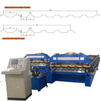 China Adjustable Width U Panel Roof Sheet Making Machine PLC for sale