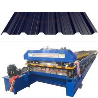 China Adjustable Width U Panel Roof Sheet Making Machine PLC for sale