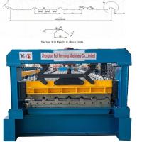 China Molding Frame 0.3 Mm Trapezoidal Roofing Sheet Roll Forming Machine Metal for sale