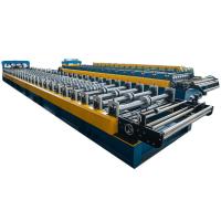 China Molding Frame 0.3 Mm Trapezoidal Roofing Sheet Roll Forming Machine Metal for sale