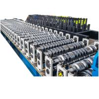 China Molding Frame 0.3 Mm Trapezoidal Roofing Sheet Roll Forming Machine Metal for sale