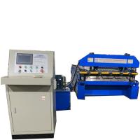China Tr4 Tr5 Tr6 Trapezoidal Steel Profile Roll Forming Machine 80mm Shaft for sale