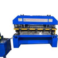 China Tr4 Tr5 Tr6 Trapezoidal Steel Profile Roll Forming Machine 80mm Shaft for sale
