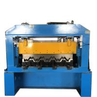 China 1.2mm Galvanized Steel Floor Decking Forming Machine 28 Rolling Stations for sale