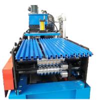 China Metal Wall Panel Cladding Rolling Forming Machine Box Rib 0.7mm Thickness for sale