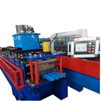 China Metal Wall Panel Cladding Rolling Forming Machine Box Rib 0.7mm Thickness for sale