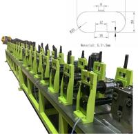 China Oval Pipe Profile Rolling Forming Machine Interlocked Type 80mm for sale