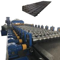 China High speed lace shearing step tile metal roofing sheet forming machine for sale