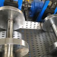 China Cable Tray Profile Roll Forming Machine Heavy Duty Type CR12 Mould for sale