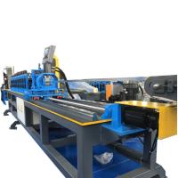 China Rotary Punching Slotted Angle Rolling Forming Machine 14 Roller Station for sale