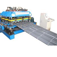 China High Speed Step Tile Rolling Forming Making Machine Roof Sheet 0.5mm for sale