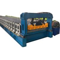 China Molding Frame Metal Roofing Sheet Roll Machine 80mm Film Device Glazed Tile for sale