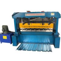 China Molding Frame Metal Roofing Sheet Roll Machine 80mm Film Device Glazed Tile for sale