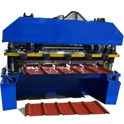China Metal Roofing Steel Sheet Roll Forming Machine 75mm For Saudi Arabia for sale