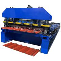 China Metal Roofing Steel Sheet Roll Forming Machine 75mm For Saudi Arabia for sale