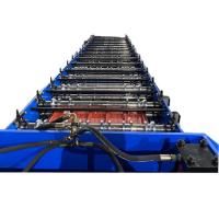 China Metal Roofing Steel Sheet Roll Forming Machine 75mm For Saudi Arabia for sale