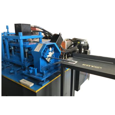 China 25m/Min GI Steel U Channel Roll Forming Machine With Online Punching for sale