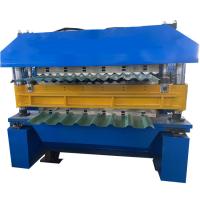 China Metal Wall And Roof Sheet Roll Forming Machine  0-20m/Min Energy Efficient for sale