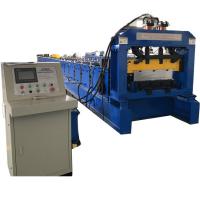 China Dovetail Metal Deck Roll Forming Machine With 36 Roller Station for sale
