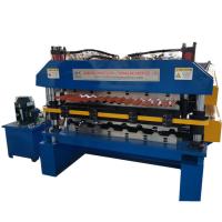 China CE Double Layer PPGI Metal Roofing Sheet Roll Forming Machine For Nicaragua for sale