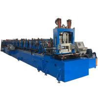 China 19 Roller Station CZ Purlin Roll Forming Machine Servo Motor Powered for sale