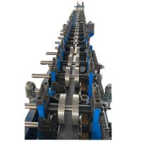 China 19 Roller Station CZ Purlin Roll Forming Machine Servo Motor Powered for sale