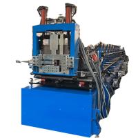 China 19 Roller Station CZ Purlin Roll Forming Machine Servo Motor Powered for sale