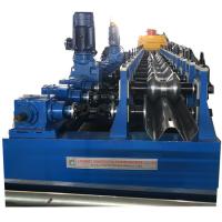 China SGS Highway Guard Rail Two Wave Or W Beam Roll Forming Machine 12m/Min for sale