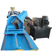 China Pallet Rack Uprights / Upright Rack Roll Forming Machine Safe for sale