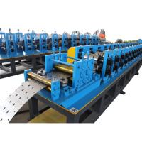 China Pallet Rack Uprights / Upright Rack Roll Forming Machine Safe for sale