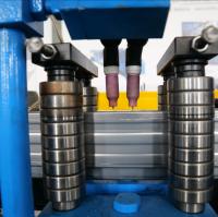 China Pallet Rack Step Beams / L Tube Step Beam Rolling Forming Machine for sale
