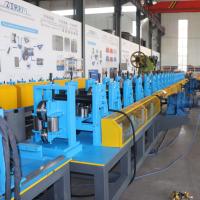China Pallet Rack Step Beams / L Tube Step Beam Rolling Forming Machine for sale