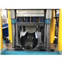 China Half Round Down Spout Machine Rain Gutters Rolling Forming for sale