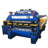 China Double Layer Metal Roofing Sheet Machines For Ecuador for sale