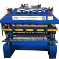 China Double Layer Metal Roofing Sheet Machines For Ecuador for sale