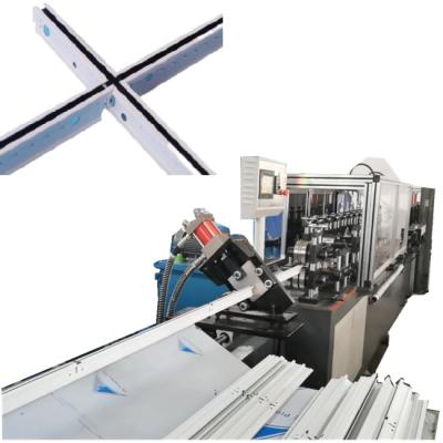 China 3d Groove T-Grid T-Runner Rolling Forming Machine Fully Automatic Type for sale