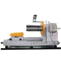 China Movable Automatic Decoiler Machine Hydraulic With Loading Car for sale