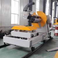 China Movable Automatic Decoiler Machine Hydraulic With Loading Car for sale