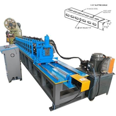 China Slotted Angle Roll Forming Equipment Machine Reliable for sale