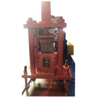 China Rolling Shutter Rail Rolling Forming Machine With Anti Noise Rubber Seal Filling Online for sale