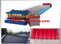 China Glazed Monterrey Roof Roll Forming Machine / Metal Sheet Forming Machine for sale