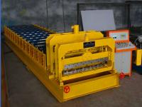 China Custom Made Glazed Tile Machine / Cold Roll Forming Machine For Colored Steel Sheet for sale